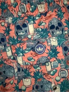 Peter Millar | Shorts | Peter Millar Pinkblue Skulls Tequila Bottle ...